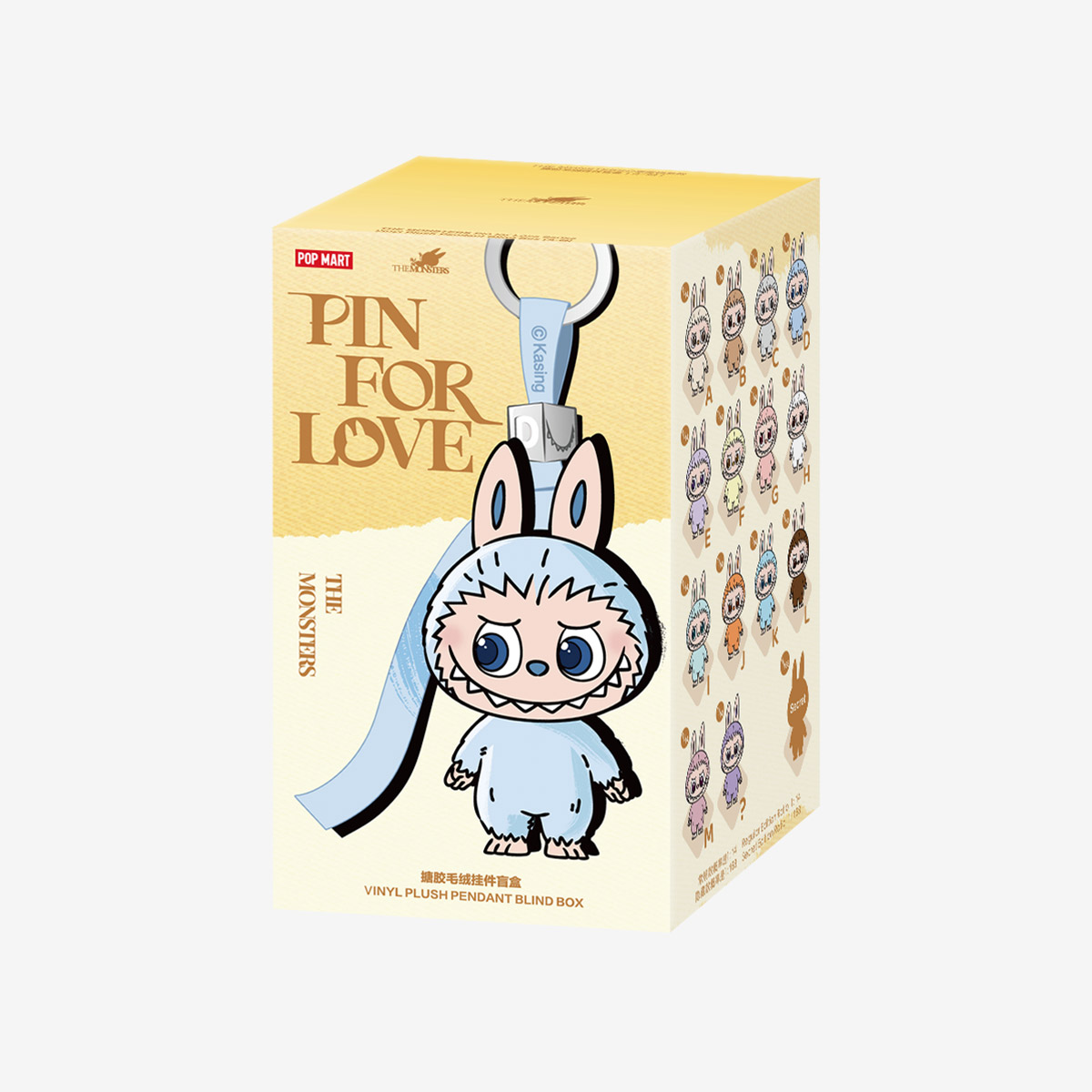 THE MONSTERS Pin for Love Series Vinyl Plush Pendant Bl... | Restockd App